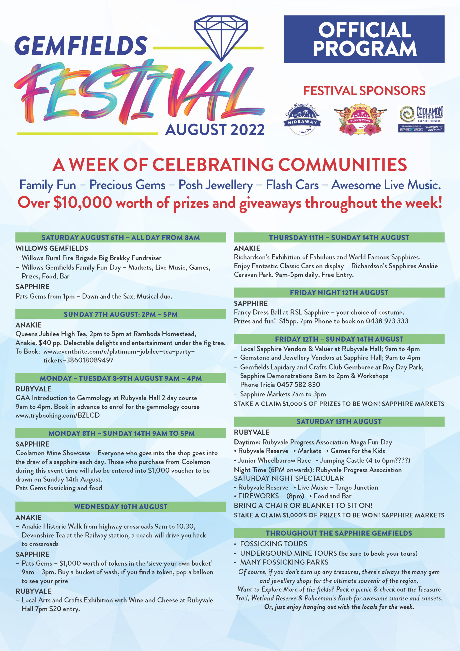 Get set for the Gemfields Festival - Tieri