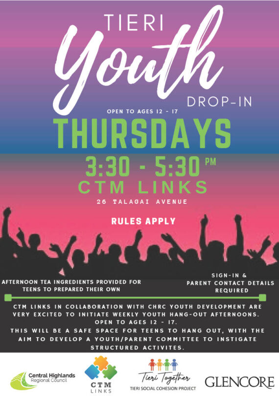 Tieri Youth Drop-In - Tieri