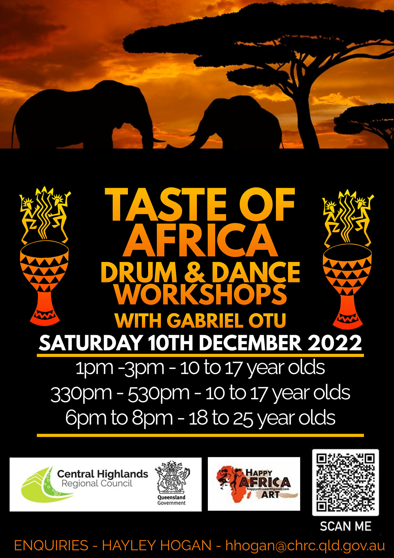 Taste of Africa – Drum & Dance Workshops Emerald - Tieri