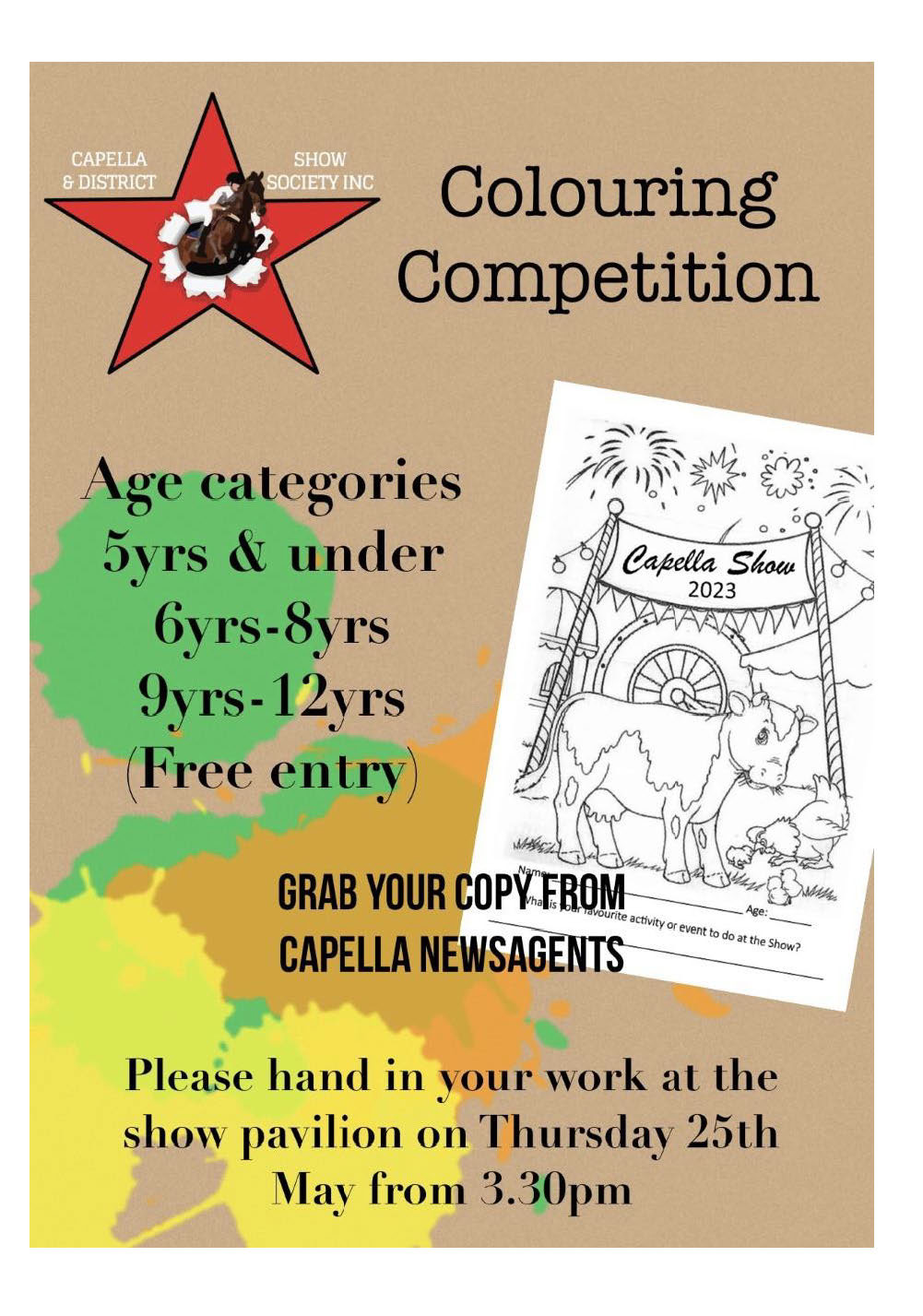 It's your chance to win the Capella Colouring Competition! - Tieri