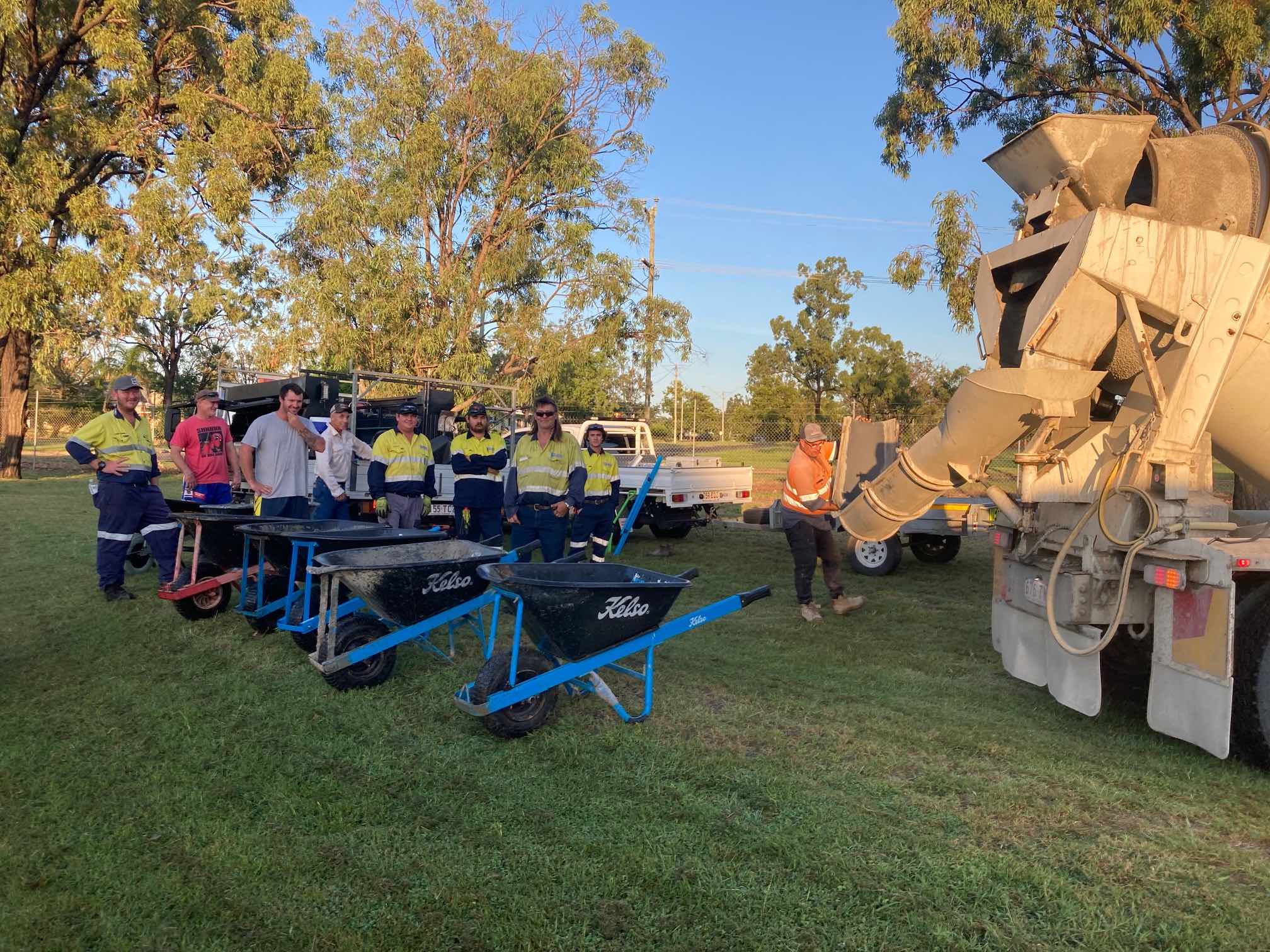 New Concrete Path at Tieri Swimming Pool - Tieri