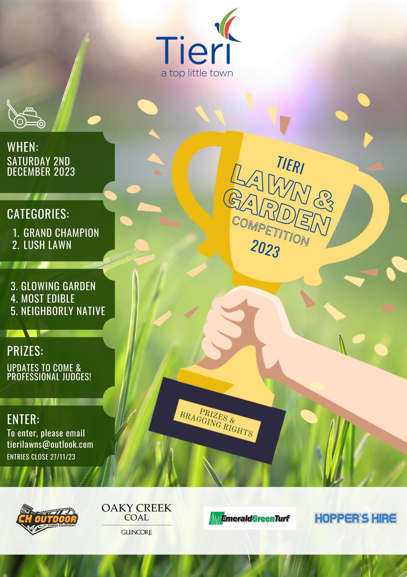 Tieri Lawn & Garden Competition 2023 - Tieri