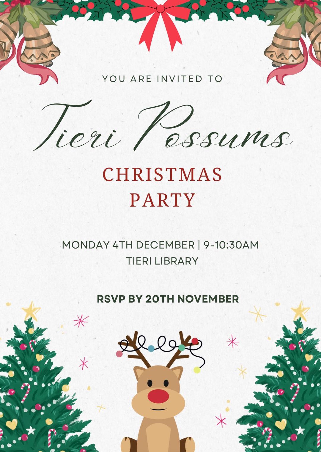 Tieri Possums Christmas Party - Tieri